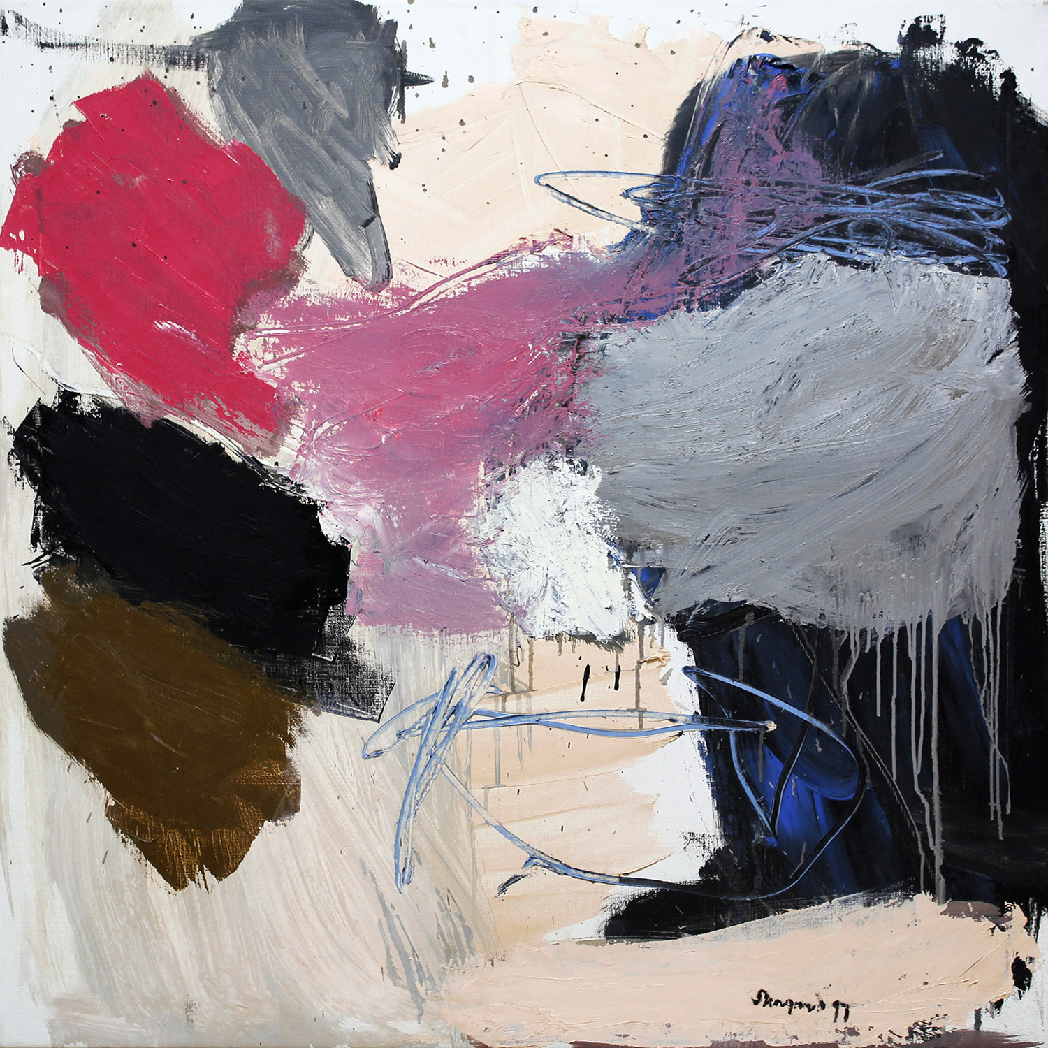 Peter Skovgaard Abstrakt Oliemaleri | Dansk Kunstgalleri